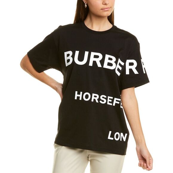 Burberry | Tops | Burberry Horseferry Print Oversized Tshirt | Poshmark